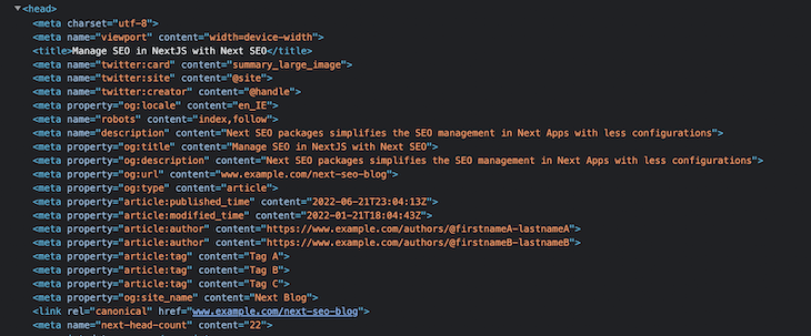 Manage SEO in Next.js with Next SEO - LogRocket Blog