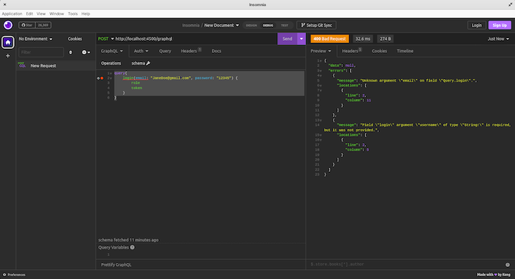Debugging GraphQL APIs with Insomnia - LogRocket Blog
