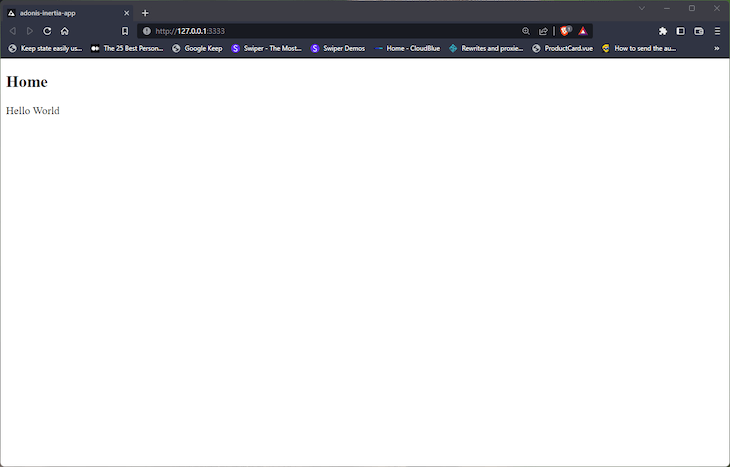 Getting Started With Inertiajs Vuejs And Adonisjs Logrocket Blog