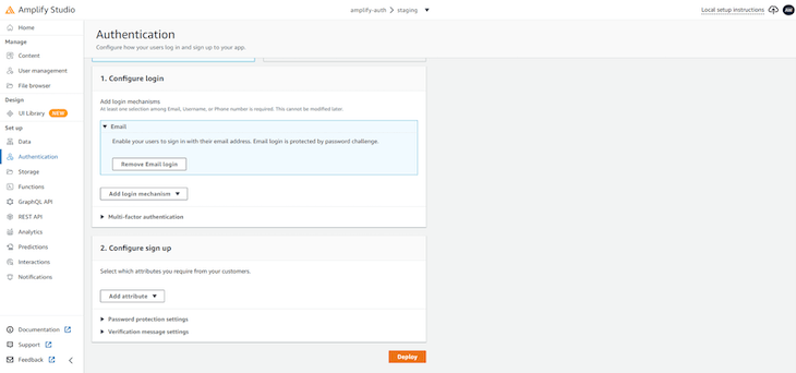How to use AWS Amplify for Next.js authentication - LogRocket Blog