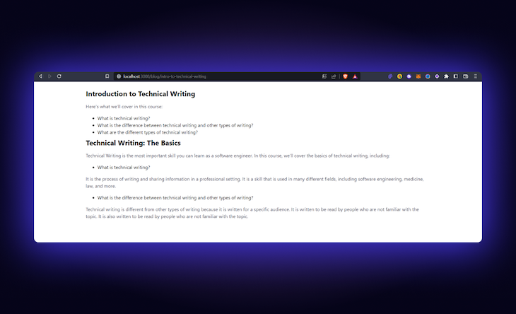 MDX integration strategies for Next.js - LogRocket Blog