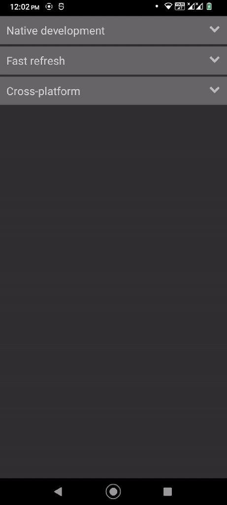 Options for building React Native collapsible accordions - LogRocket Blog