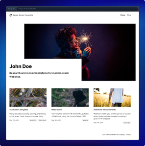 Contentful and Gatsby: Build a static site with a headless CMS ...