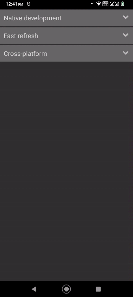 Options For Building React Native Collapsible Accordions Logrocket Blog