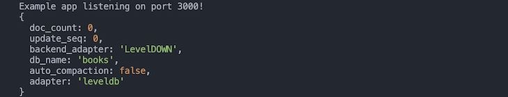 Build an application with Node.js and PouchDB - LogRocket Blog
