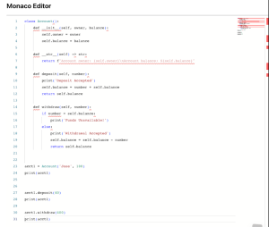 Build a web editor with react-monaco-editor
