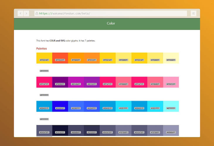 Creating Custom Css Typography With Colrv1 Specification Logrocket Blog