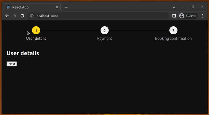 Add Stepper Components To Your React App Logrocket Blog