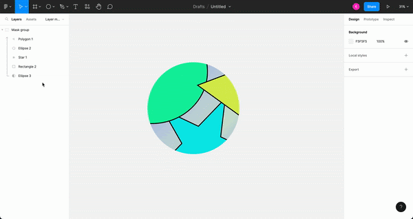 Using layer masks correctly in Figma