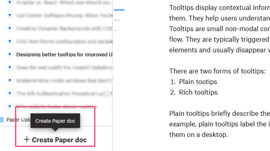 Designing better tooltips for improved UX - LogRocket Blog