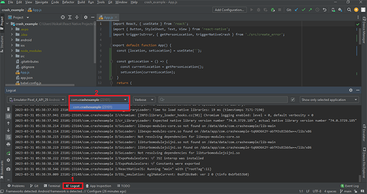 Diagnosing React Native crashes - LogRocket Blog