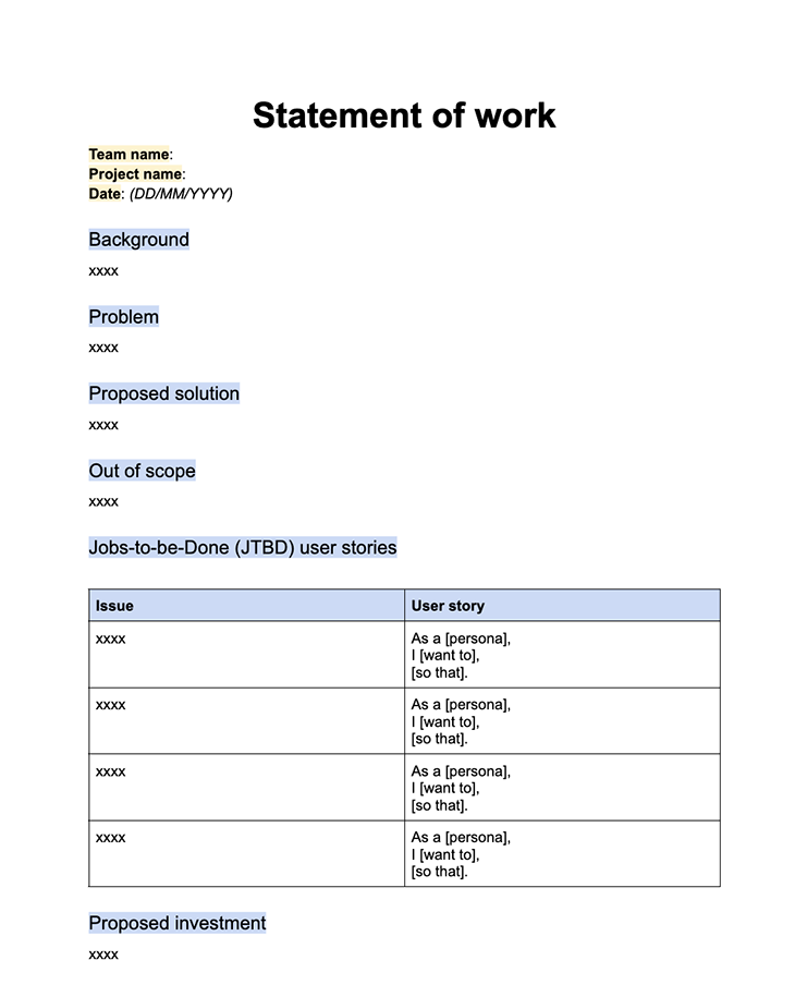 Statement Of Work What It Is And How To Write One LogRocket Blog