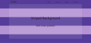 5 ways to implement a striped background with CSS only - LogRocket Blog