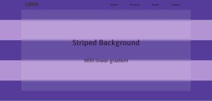 5 ways to implement a striped background with CSS only - LogRocket Blog
