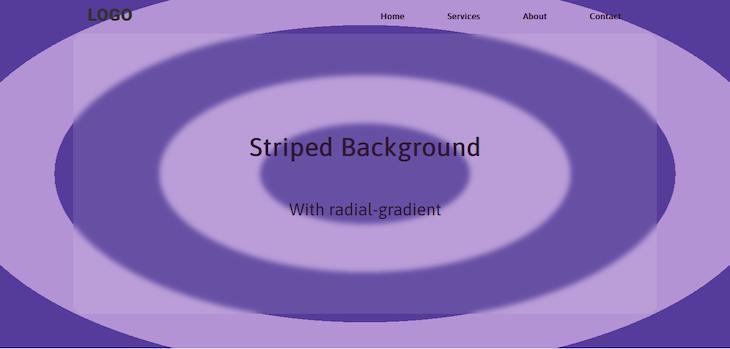 5 Ways To Implement A Striped Background With Css Only Logrocket Blog