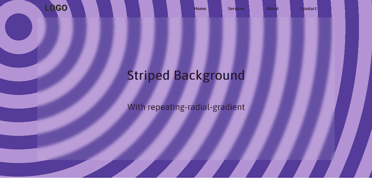 5 ways to implement a striped background with CSS only - LogRocket Blog