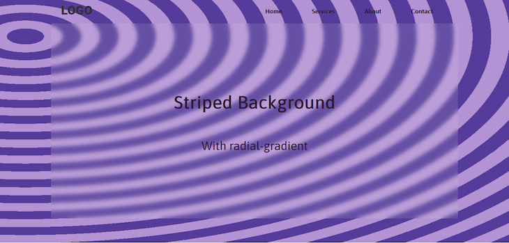 5 Ways To Implement A Striped Background With Css Only Logrocket Blog