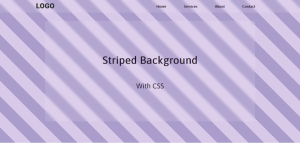 5 ways to implement a striped background with CSS only - LogRocket Blog