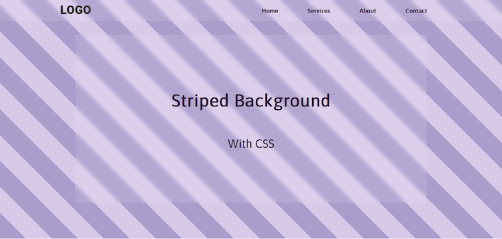 5 ways to implement a striped background with CSS only - LogRocket Blog