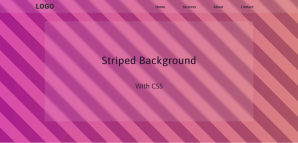 5 ways to implement a striped background with CSS only - LogRocket Blog