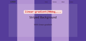 5 ways to implement a striped background with CSS only - LogRocket Blog