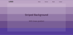 5 ways to implement a striped background with CSS only - LogRocket Blog
