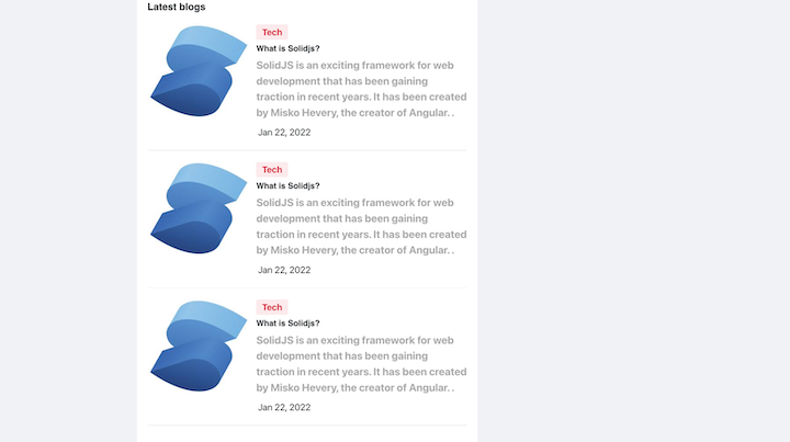 Build a full-stack CRUD app with SolidJS - LogRocket Blog