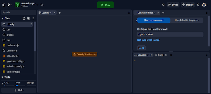 Using Replit with Node.js to build and deploy apps - LogRocket Blog