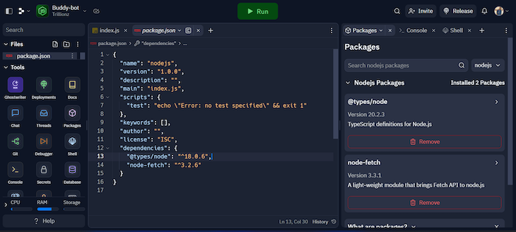 Using Replit with Node.js to build and deploy apps - LogRocket Blog