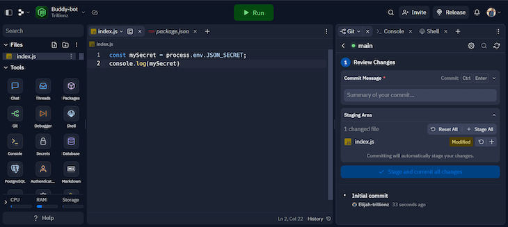 Using Replit with Node.js to build and deploy apps - LogRocket Blog