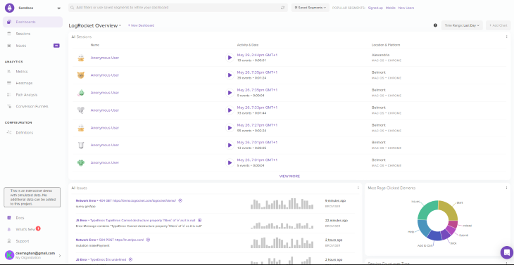 Session replay in UX: Definition, use cases, benefits - LogRocket Blog