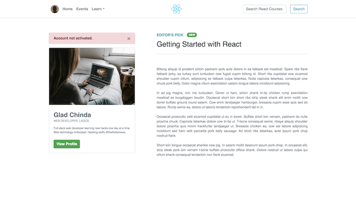 How To Get Started With React Bootstrap Tutorial And Tips Logrocket Blog