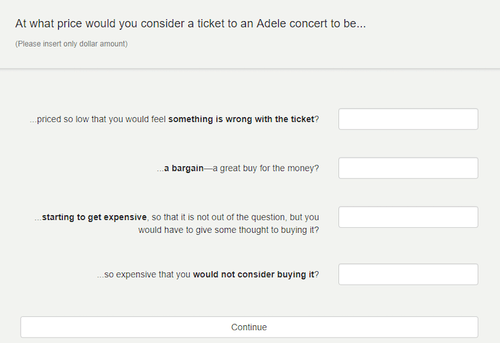 A guide to the Van Westendorp Price Sensitivity Meter (PSM ...