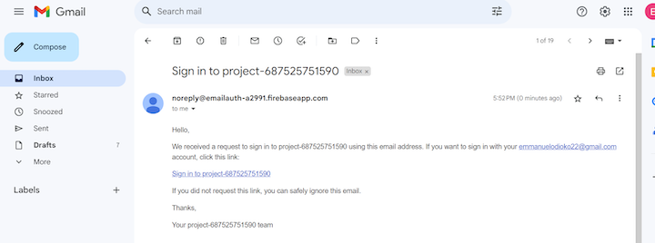 Passwordless authentication options with Firebase and React - LogRocket Blog