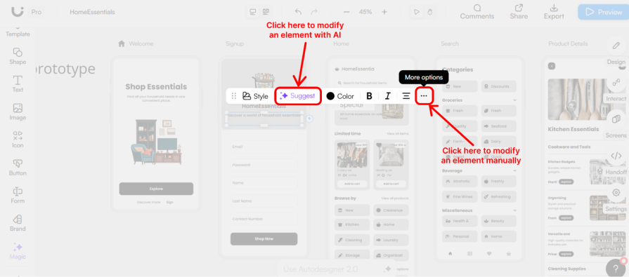 Using Uizard Autodesigner 2.0 for fast wireframes - LogRocket Blog