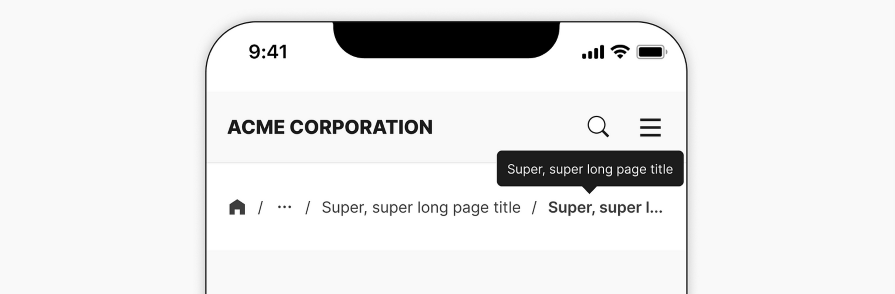 Designing mobile breadcrumbs for smaller screens - LogRocket Blog