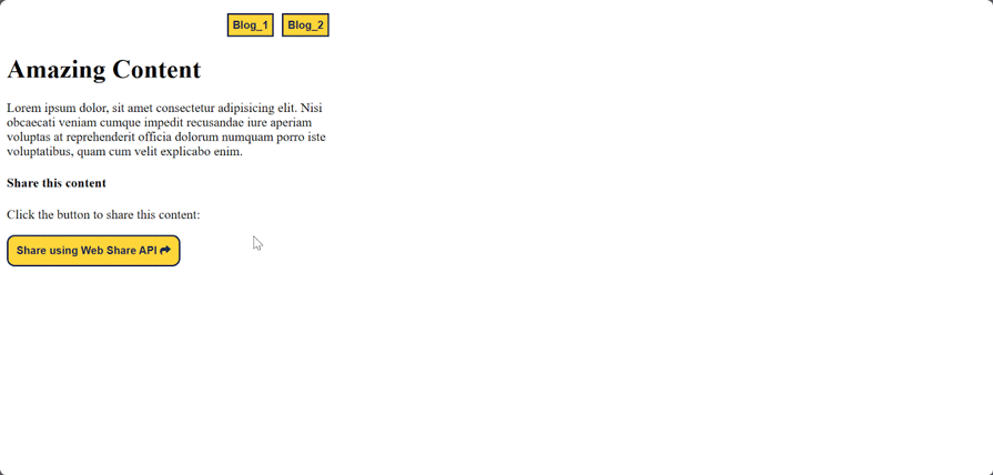 An advanced guide to the Web Share API and navigator.share() - LogRocket Blog