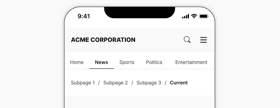 Designing mobile breadcrumbs for smaller screens - LogRocket Blog