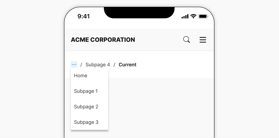 Designing mobile breadcrumbs for smaller screens - LogRocket Blog