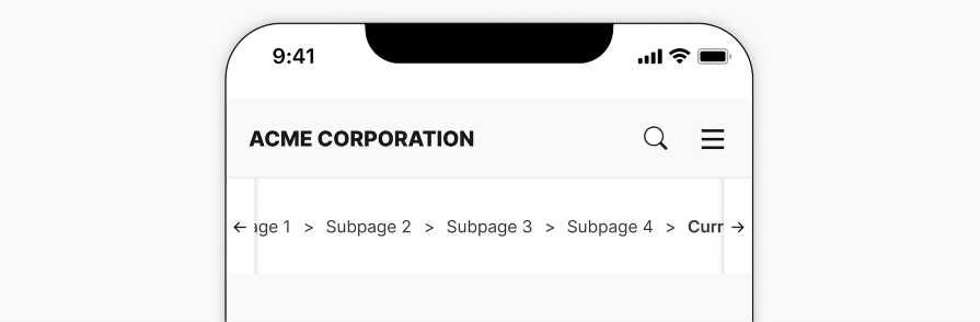 Designing mobile breadcrumbs for smaller screens - LogRocket Blog