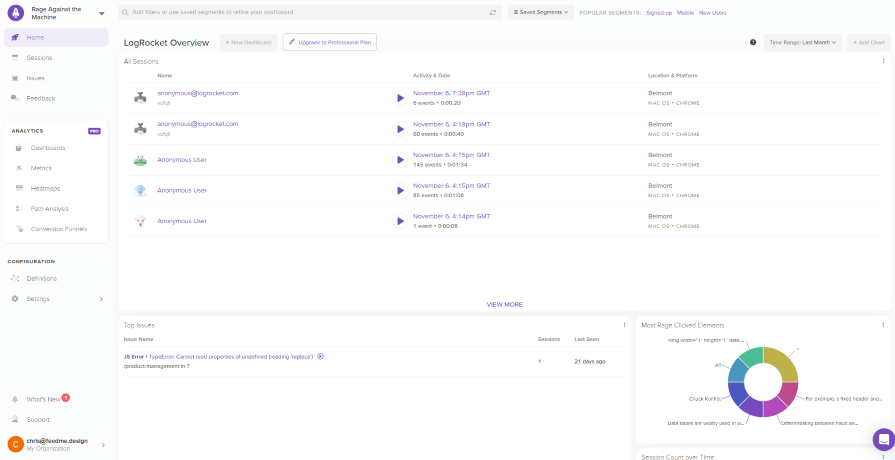 Finding and fixing rage clicks - LogRocket Blog