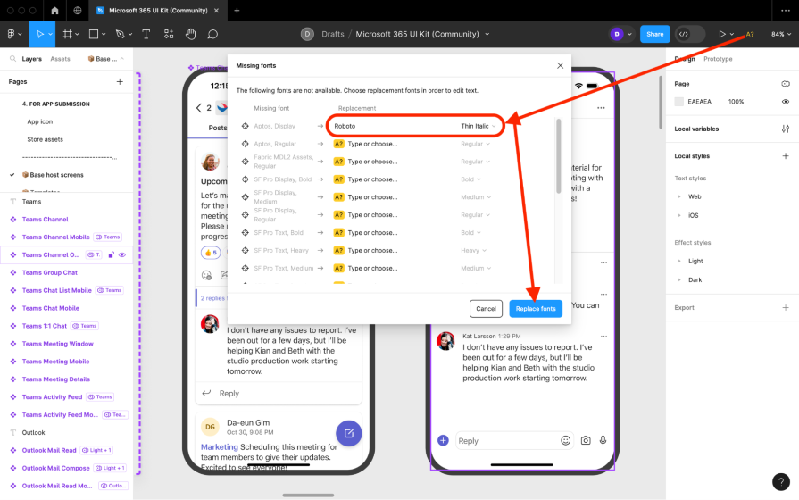 How to handle Figma’s “missing fonts” warning - LogRocket Blog