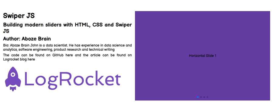 Building modern sliders with HTML, CSS, and Swiper - LogRocket Blog