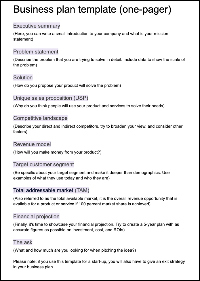 How to write a business plan (with template) - LogRocket Blog