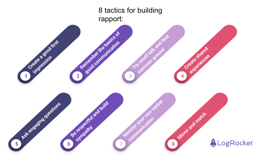 Techniques for building rapport in professional settings - LogRocket Blog