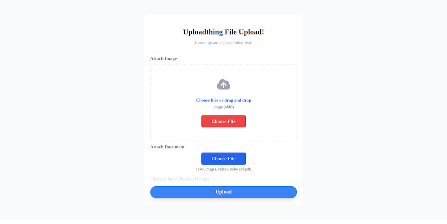 Handling file uploads in Next.js using UploadThing - LogRocket Blog