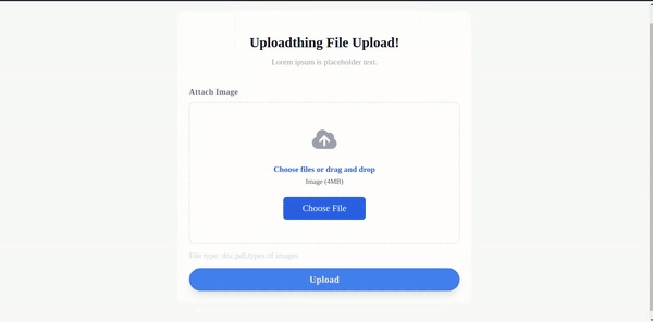 Handling file uploads in Next.js using UploadThing - LogRocket Blog