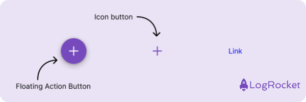 Types of buttons in UI design: Best practices and examples - LogRocket Blog