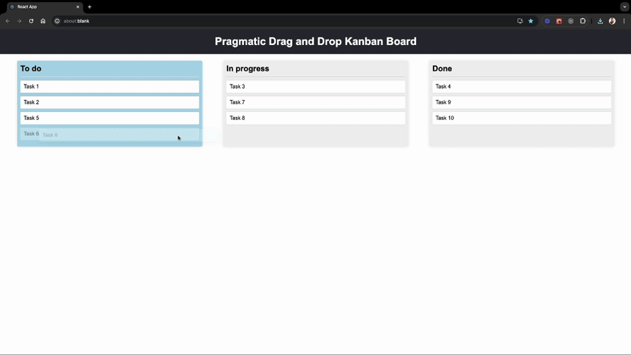 Implement the Pragmatic drag and drop library - LogRocket Blog Implement the Pragmatic drag and drop library - LogRocket Blog