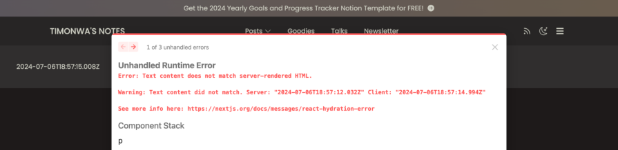 Resolving hydration mismatch errors in Next.js - LogRocket Blog Resolving hydration mismatch errors in Next.js - LogRocket Blog